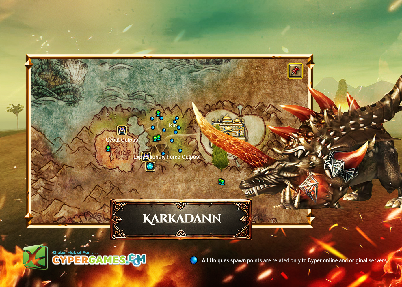 Cyper Online | Unique Spawn Points