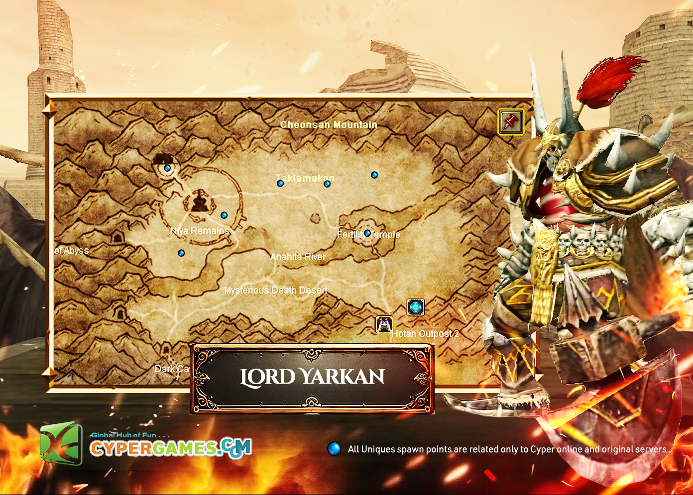 Cyper Online | Unique Spawn Points